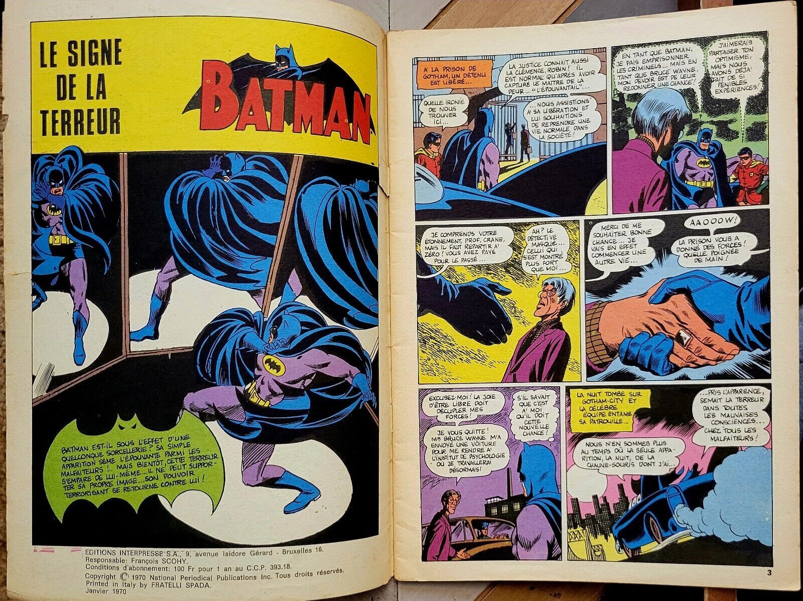 Superman et Batman #28 VG 4.0 (Belgium 1970) Rare/Scarce FRENCH Full ...