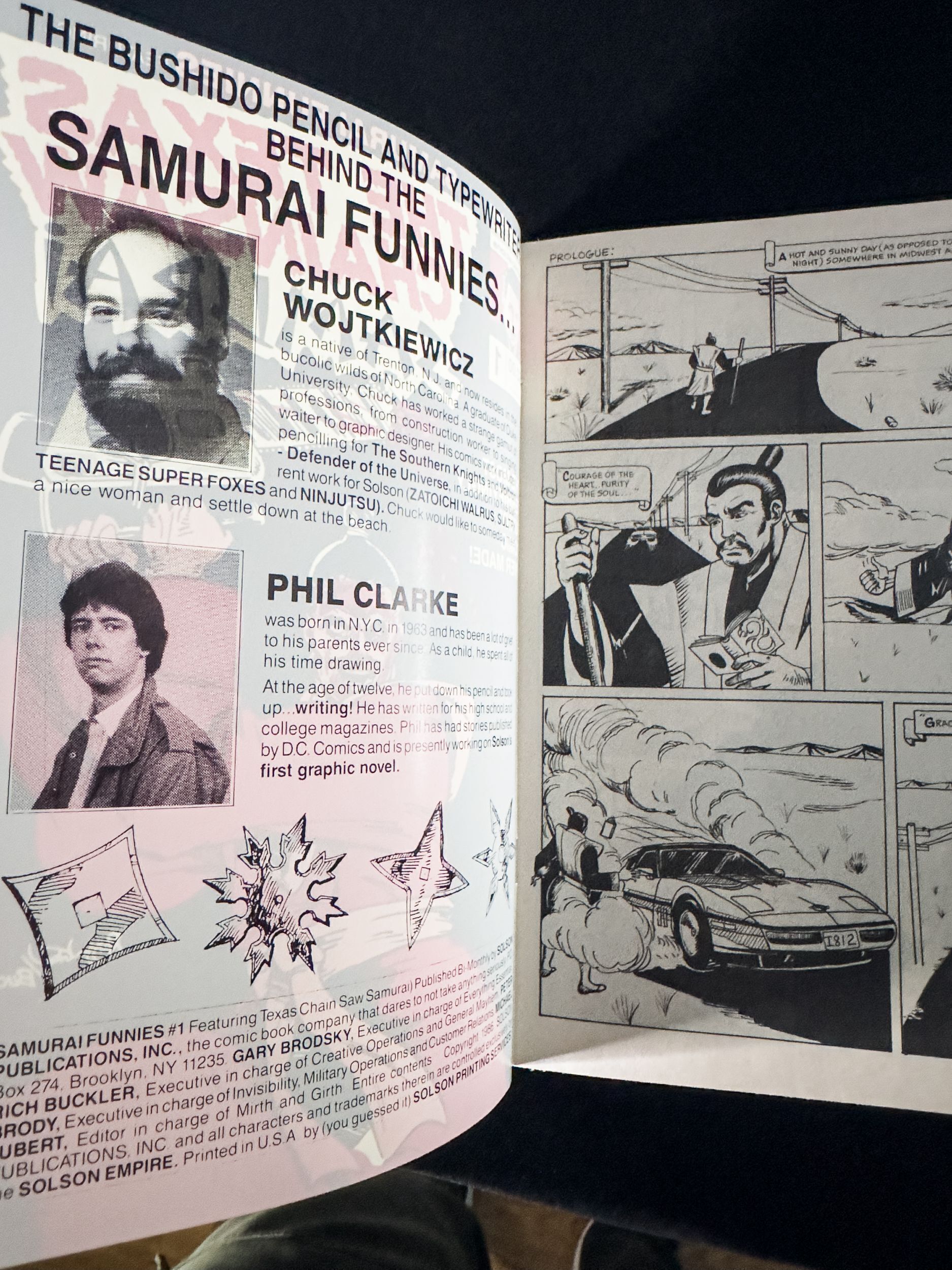 Samurai Funnies #1 (1986) VF Rare | Comic Books - Copper Age, Humor ...