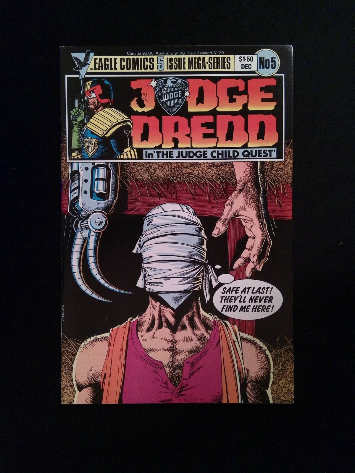 Judge Dredd the Judge Child Quest #5 EAGLE Comics 1984 VF+ ...