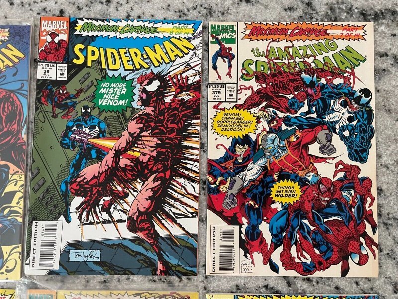 Spider-Man Maximum Carnage Complete Set #1-14 NM Amazing Web ...