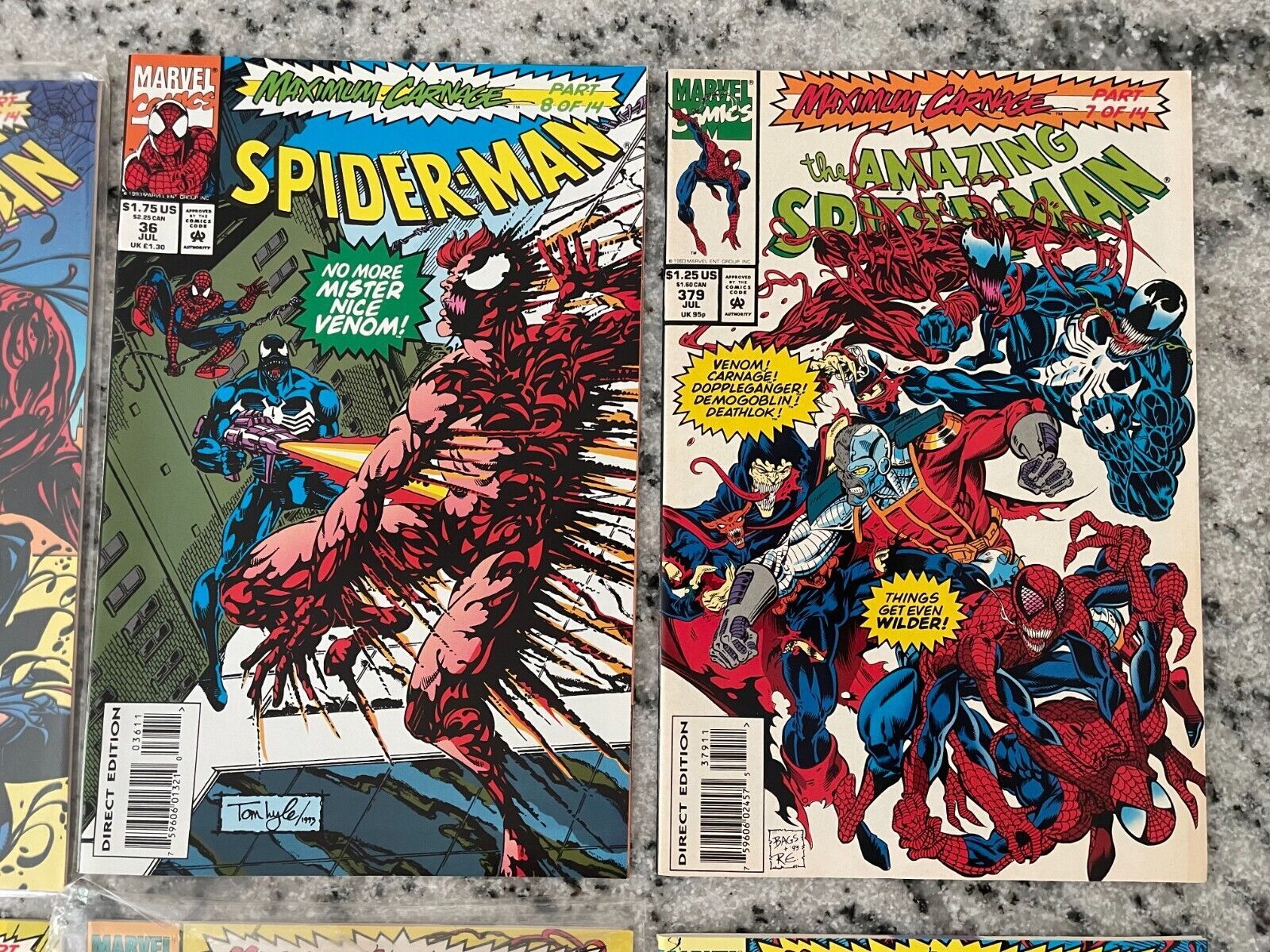 Spider-Man Maximum Carnage Complete Set #1-14 NM Amazing Web ...