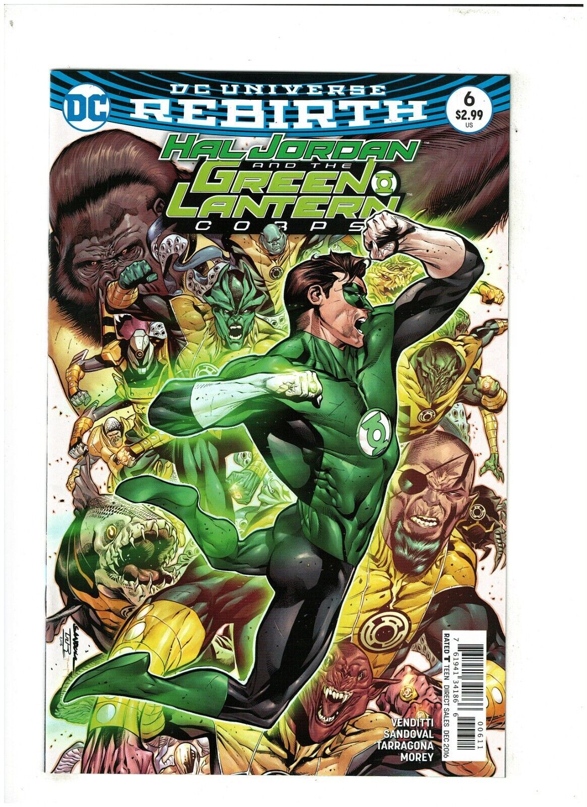 Hal Jordan and the Green Lantern Corps #6 NM- 9.2 DC Rebirth 2016 ...