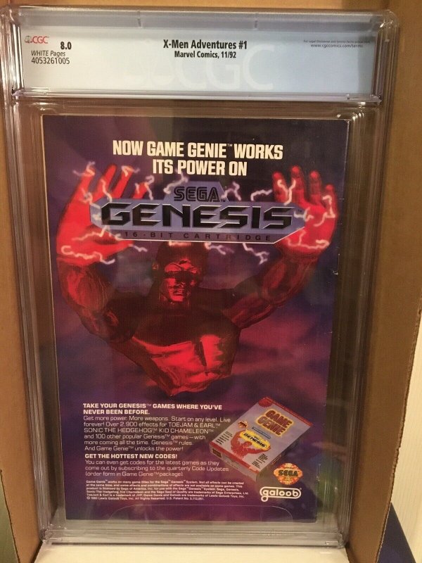 X-Men Adventures #1 - CGC 8.0 White Pages 1st Morph - Animated Series ...