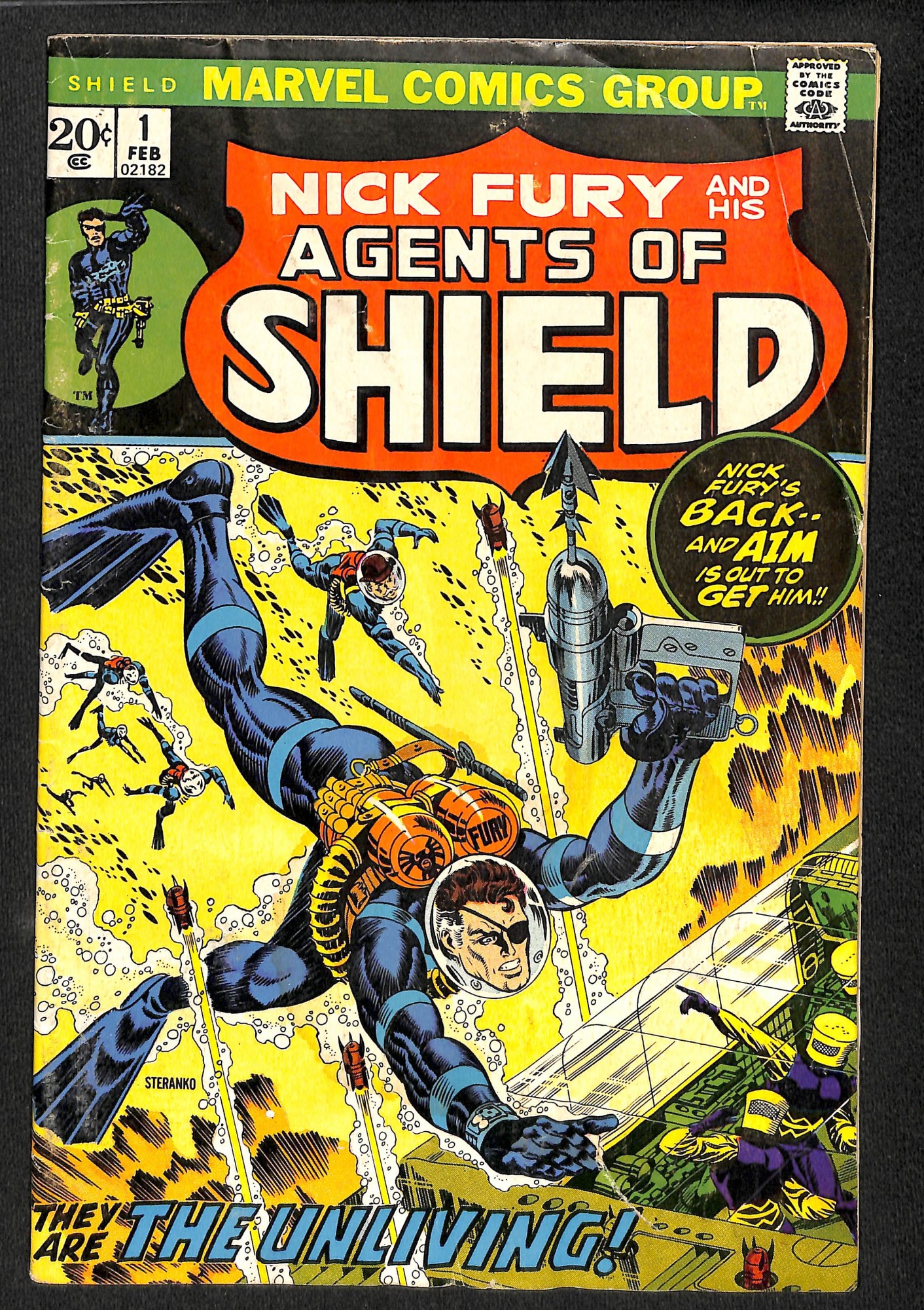 SHIELD #1 (1973) | Comic Books - Bronze Age, Marvel / HipComic