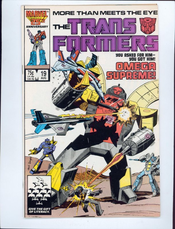The Transformers #19 Direct Edition (1986) Key: 1st app. of Omega ...
