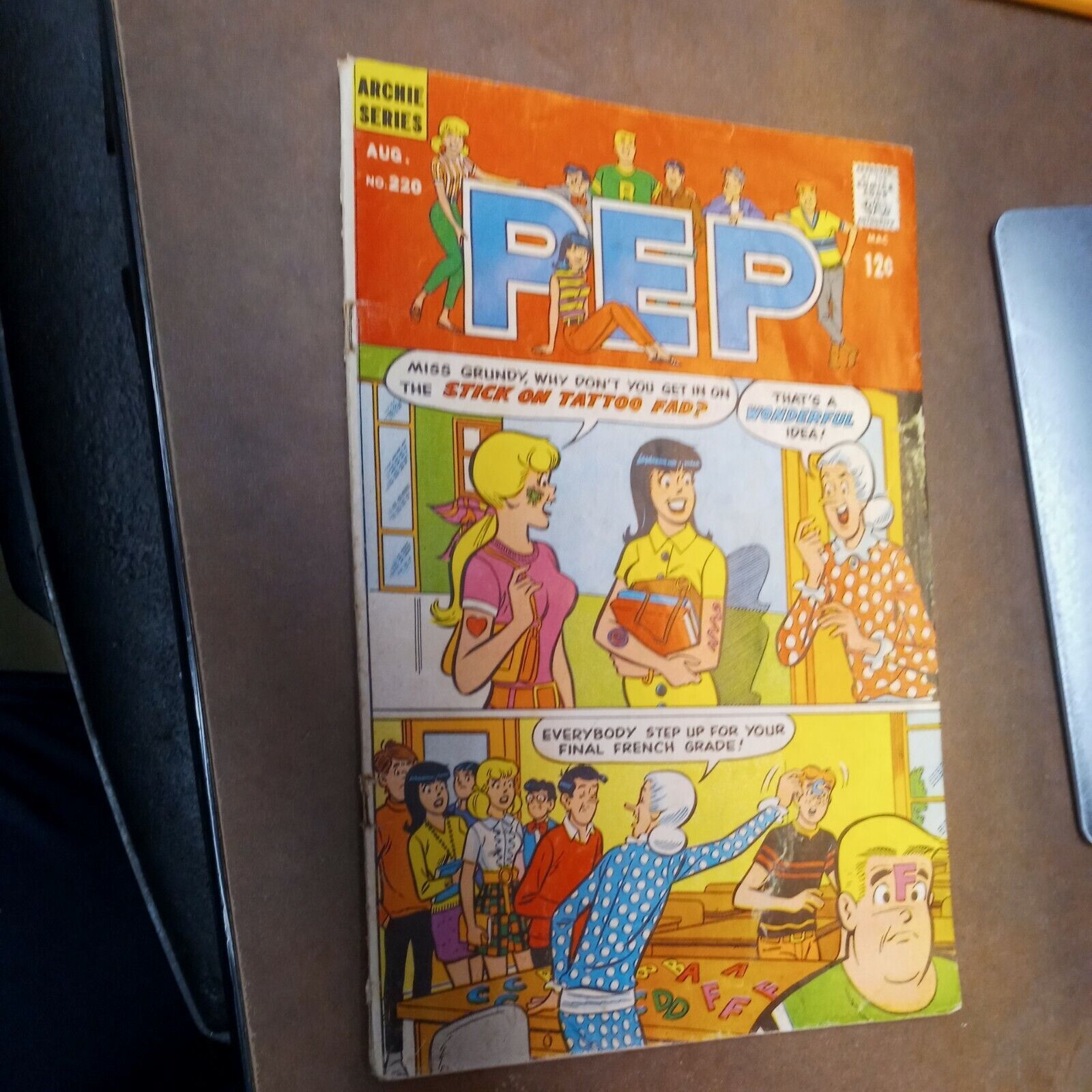 PEP #220 1968 ARCHIE COMICS SILVER AGE COMIC BOOK betty and veronica ...