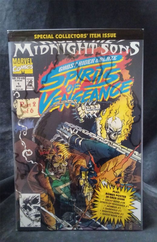 Ghost Rider/Blaze: Spirits of Vengeance #1 *sealed* 1992 Marvel Comics ...