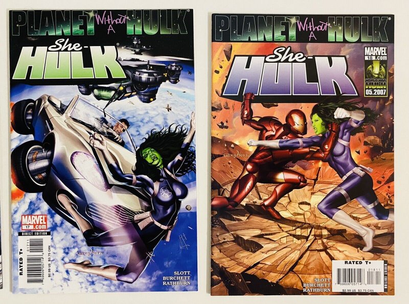 Lot x22 She-Hulk Comic Run #15-22 JAZINDA 23-30 32 34-38 2007 UNREAD ...