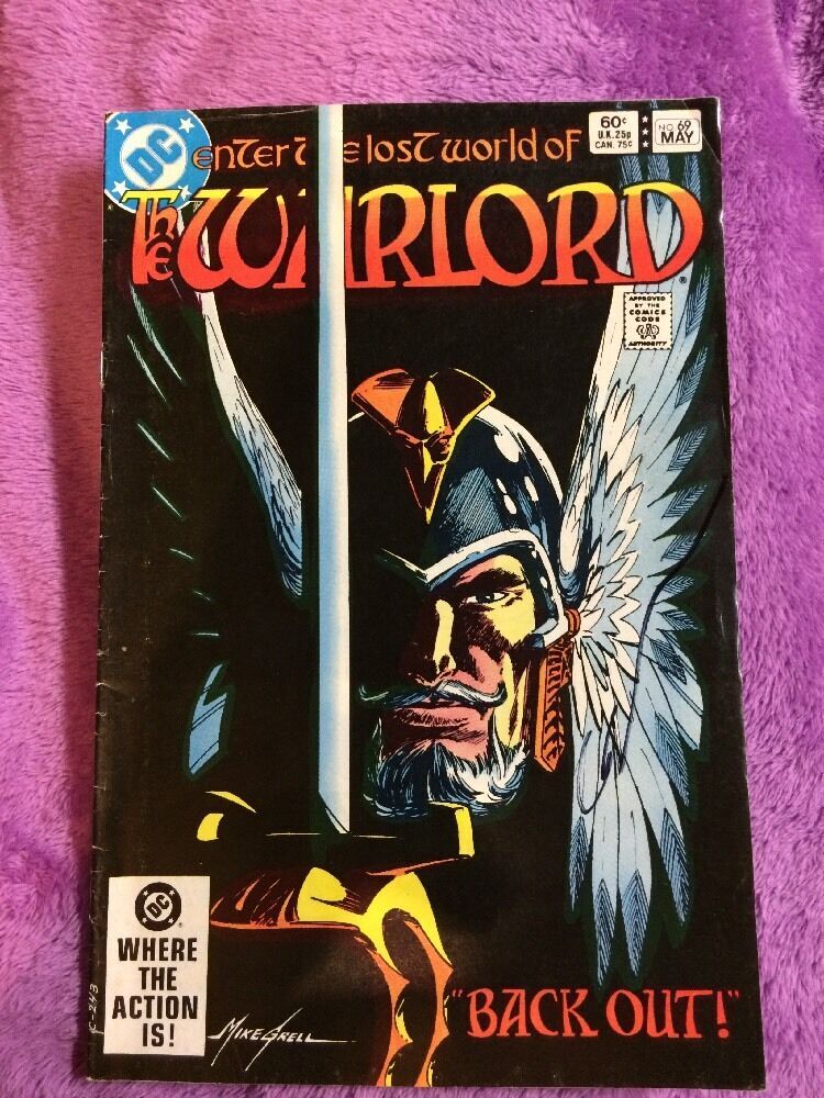 The warlord #69 rare bronze age signed by gary cohn dc comics comic ...