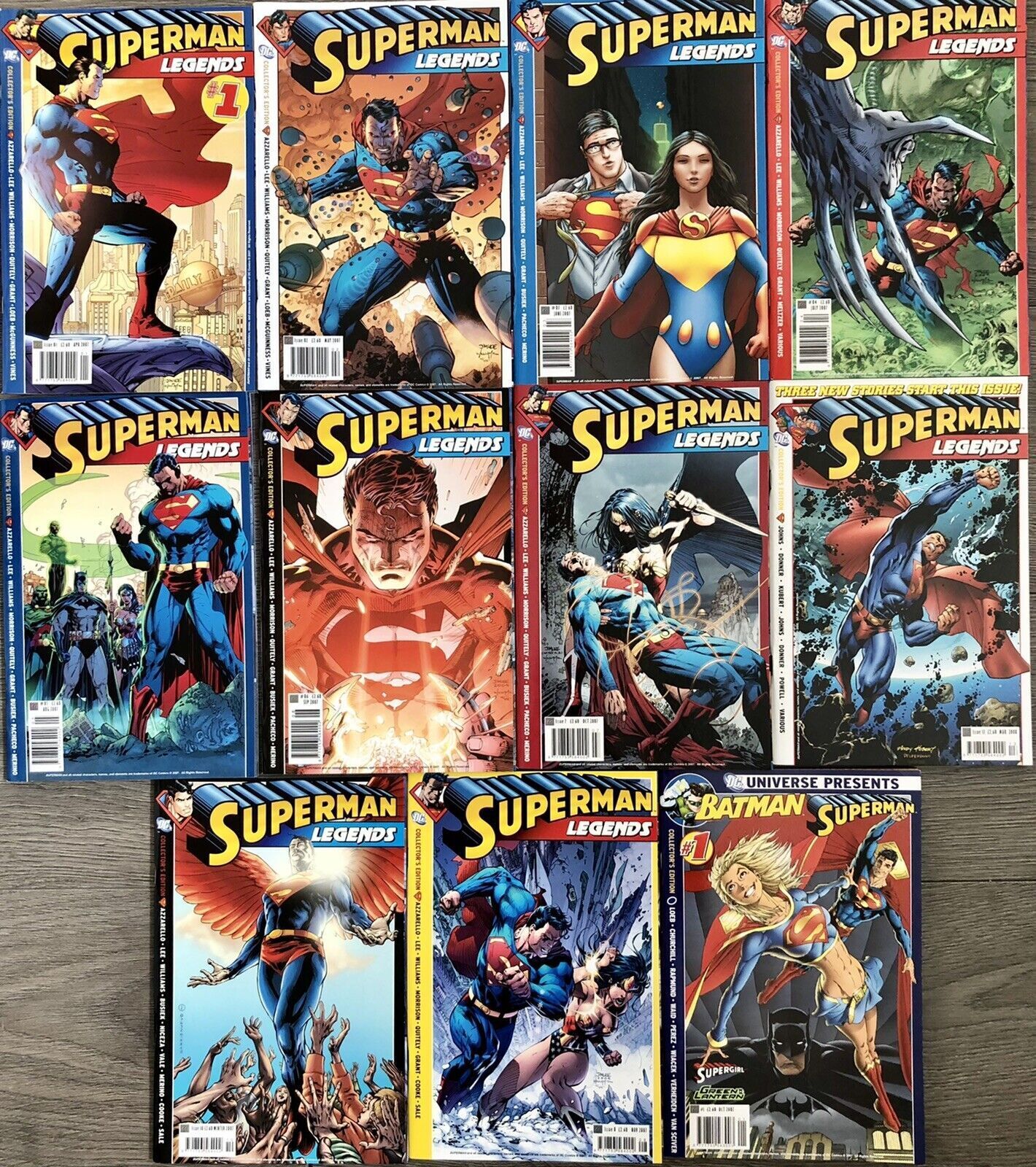 DC Superman Legends #1-8, 10,13 + DC Universe Presents #1 Collector's ...