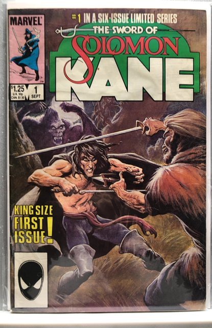 The Sword of Solomon Kane #1 (1985) | Comic Books - Copper Age, Marvel ...