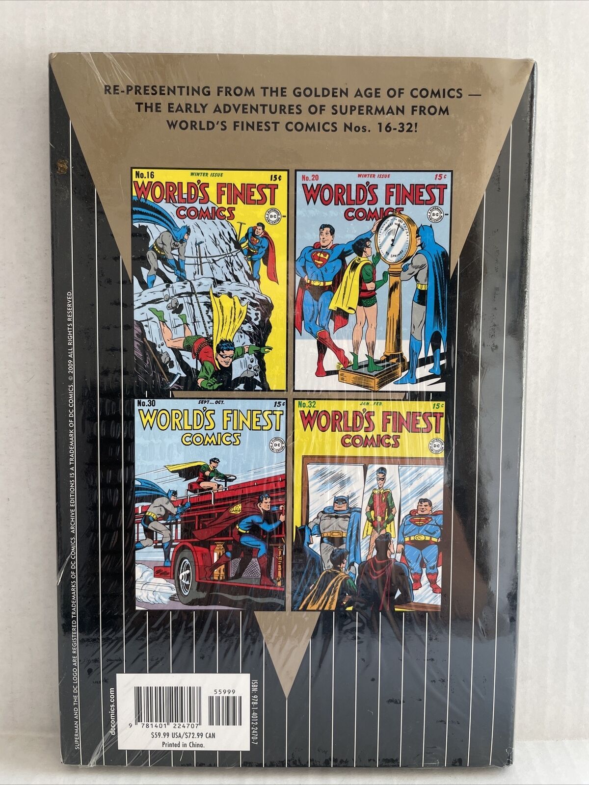 DC Archive Editions Superman The World's Finest Comics Vol. 2 Factory ...