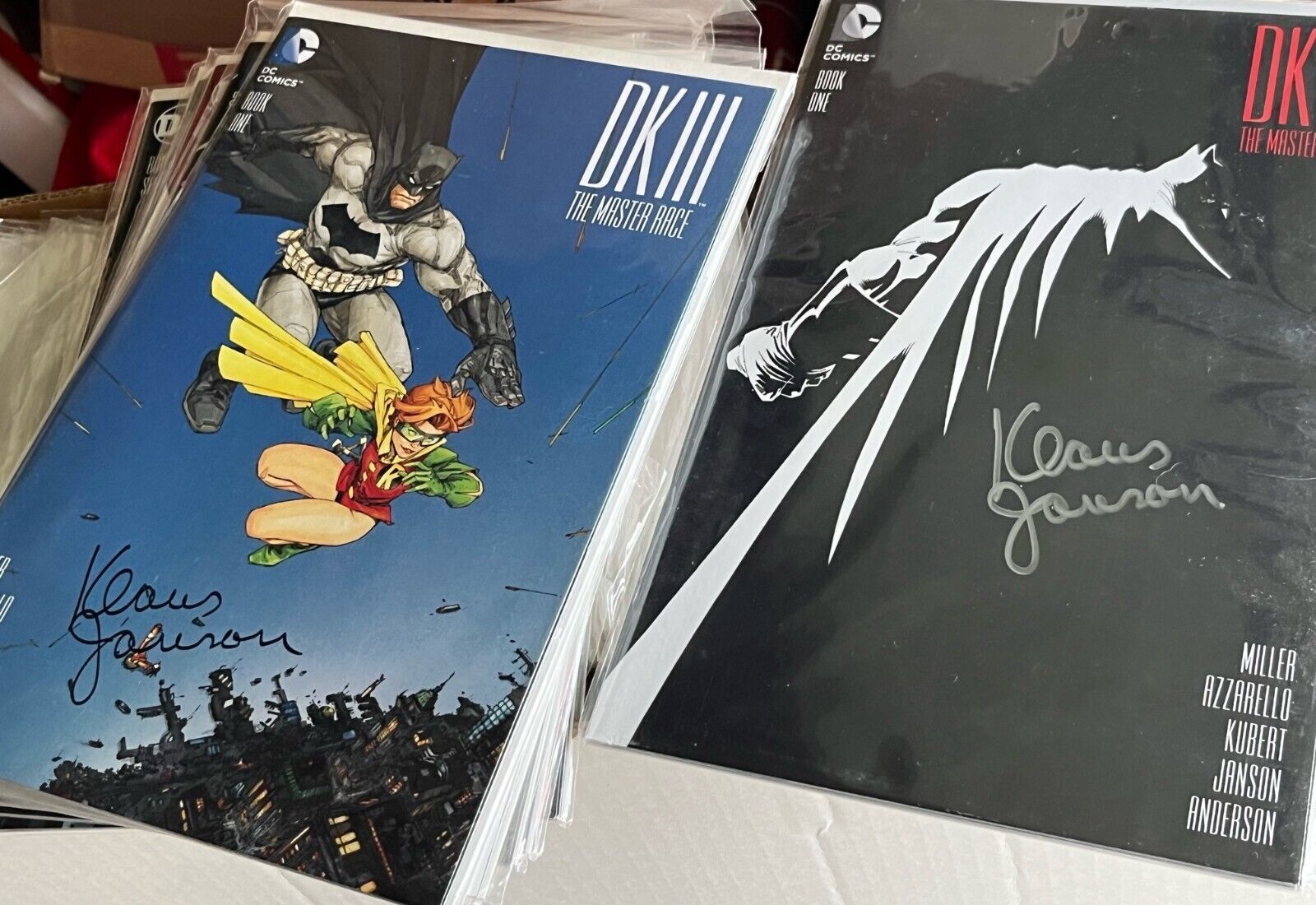 DK III, Dark Knight Master Race Lot - Run of Issue #s 1-7, Most Signed ...