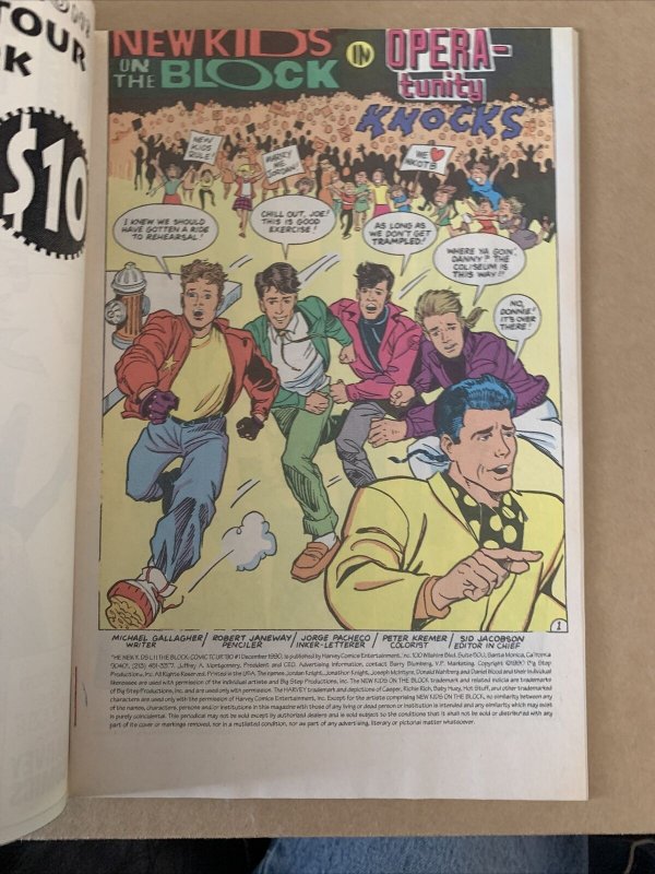 NEW KIDS ON THE BLOCK COMIC TOUR (1990 Series) #1 Comics Book | Comic ...