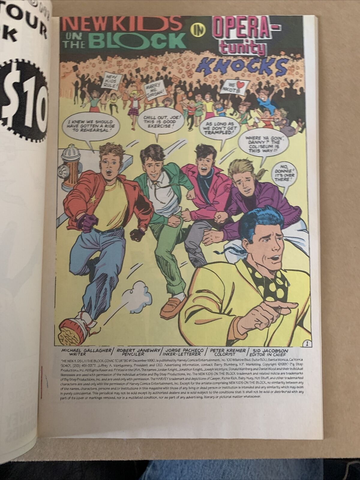 NEW KIDS ON THE BLOCK COMIC TOUR (1990 Series) #1 Comics Book | Comic ...