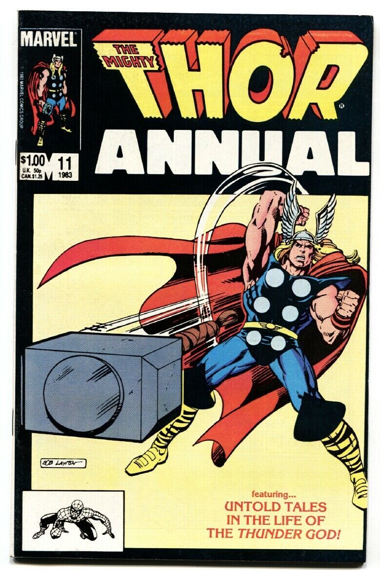 THOR ANNUAL #11-First appearance of Eitri-1983-Marvel Comic Book ...