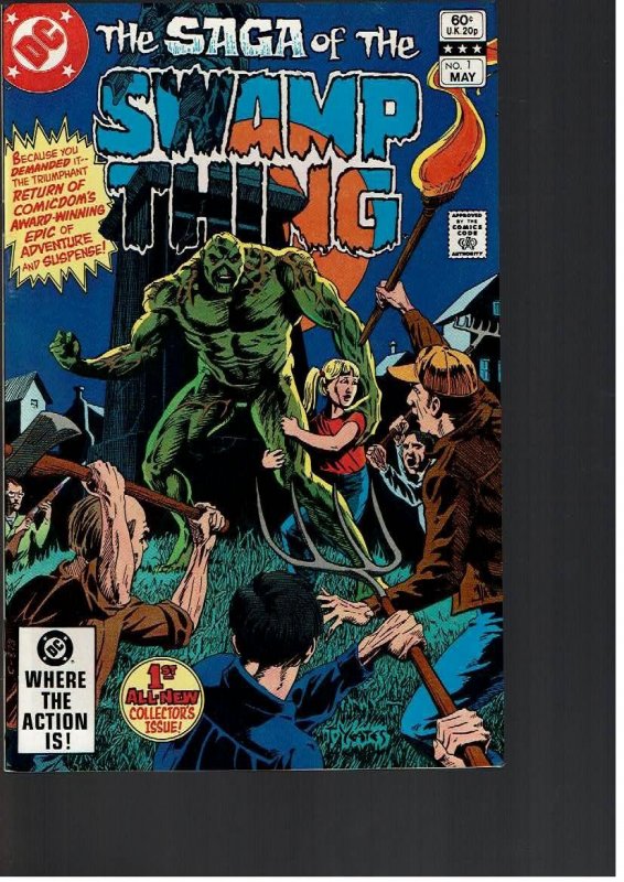 The Saga of Swamp Thing #1 (1982) | Comic Books - Bronze Age, DC Comics ...