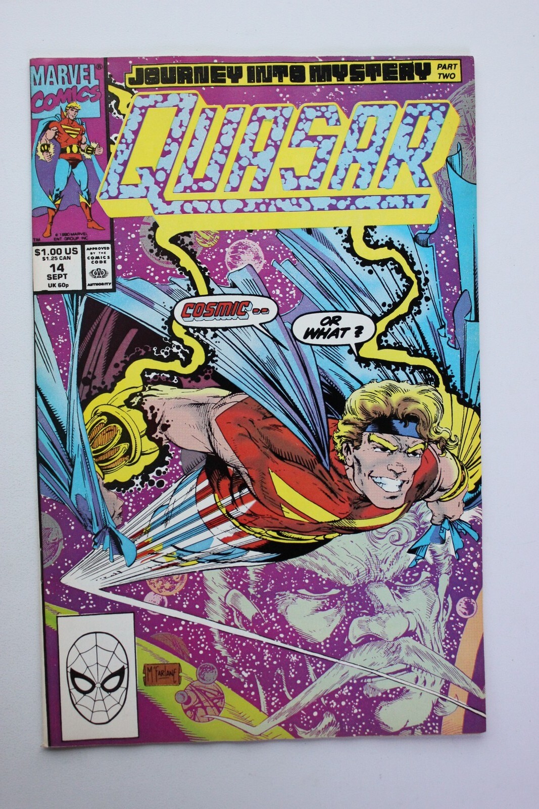 Quasar #14 (1990) Quasar NM | Comic Books - Copper Age, Marvel, Horror ...