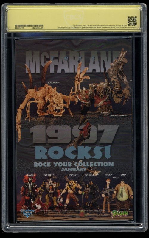 Spawn #55 CBCS NM+ 9.6 Verified Signed by Greg Capullo and Brian ...