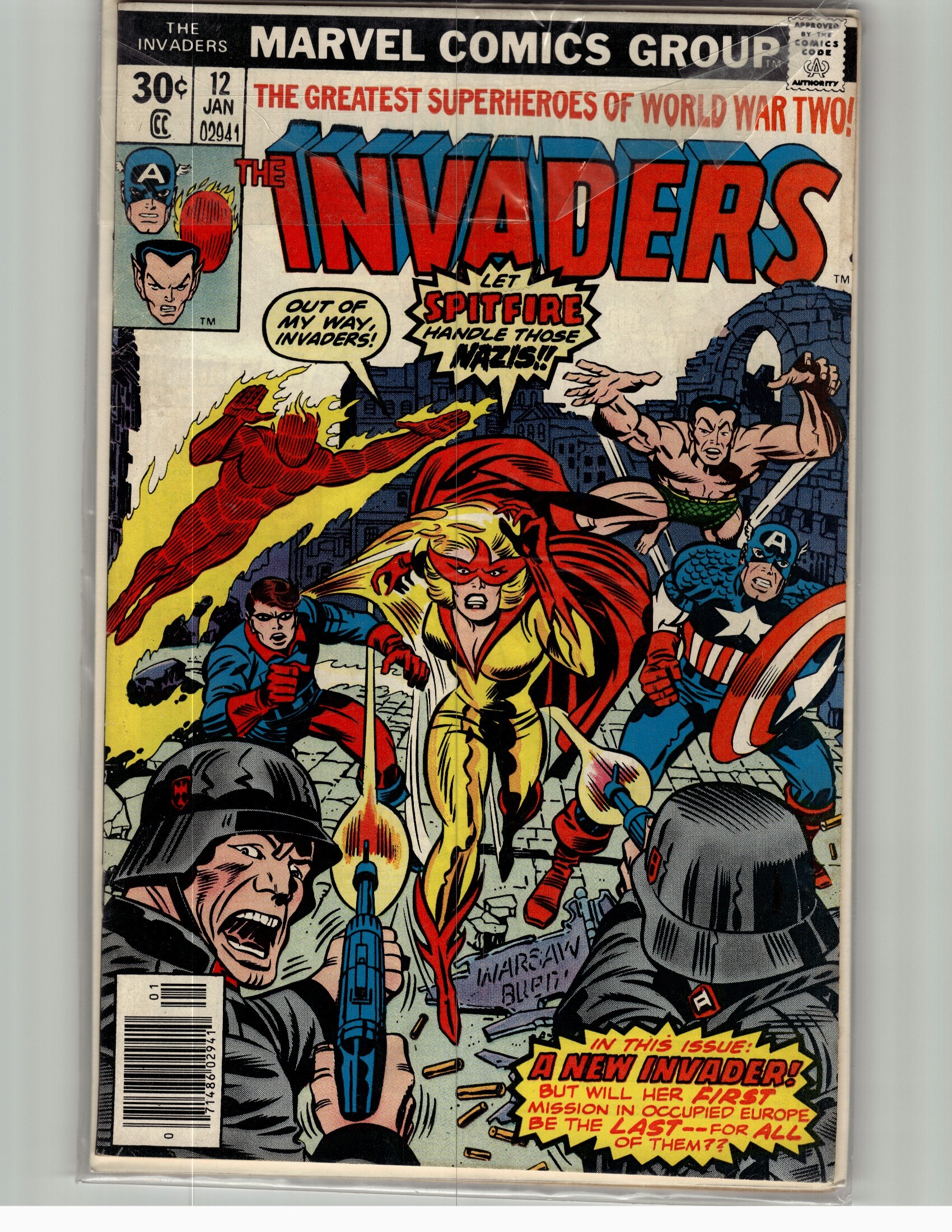 The Invaders #12 (1977) The Invaders | Comic Books - Bronze Age, Marvel ...