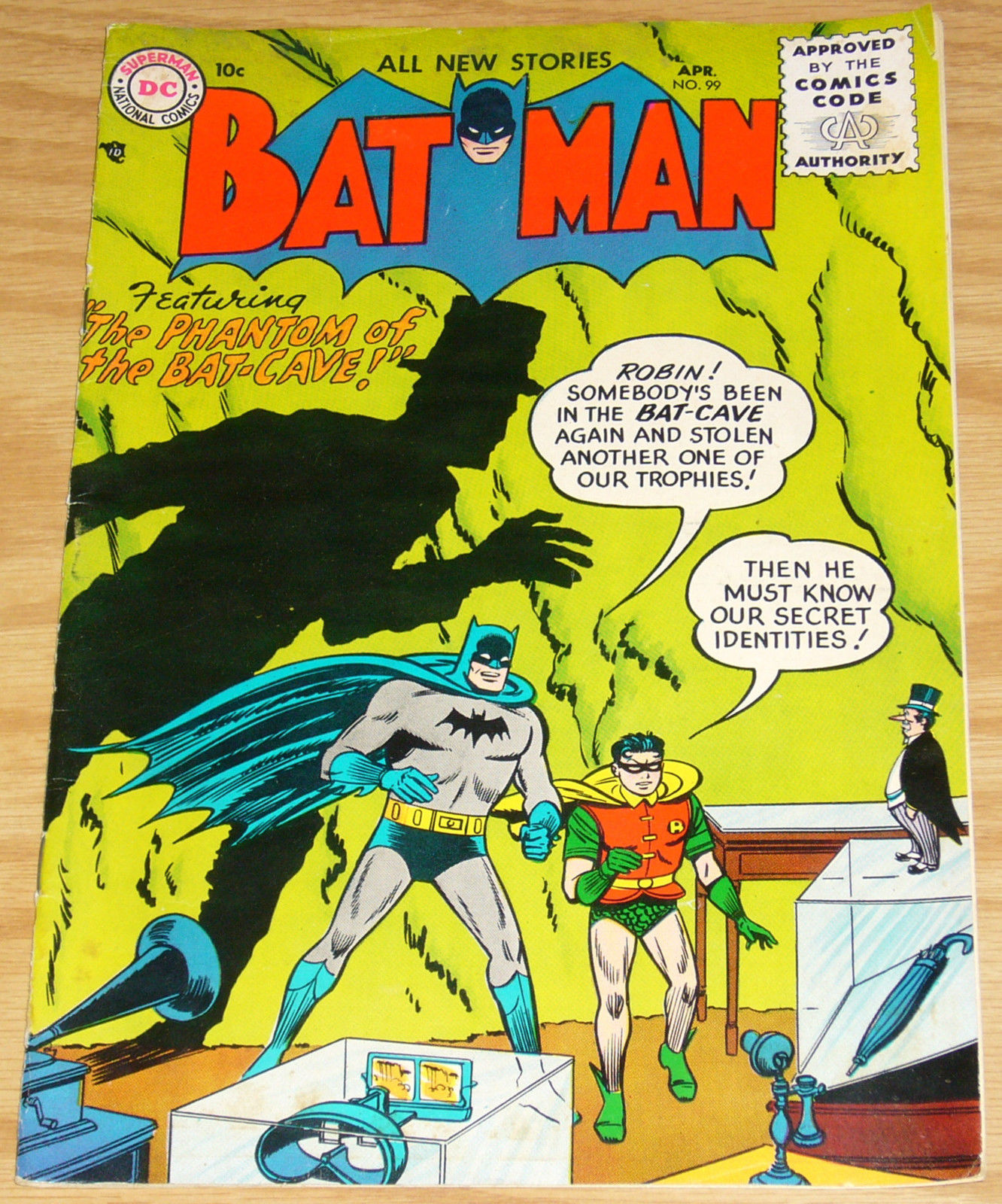 Batman #99 VG+ april 1956 - last appearance of golden age penguin - dc ...