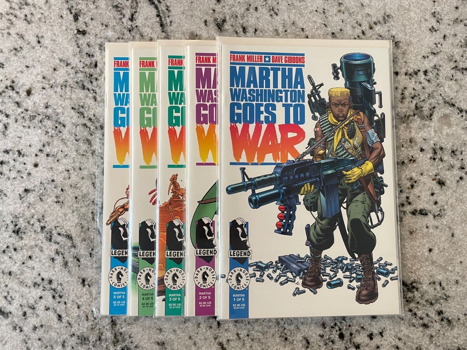Martha Washington Goes To War Complete Dark Horse Comics Ser # 1 2 3 4 ...