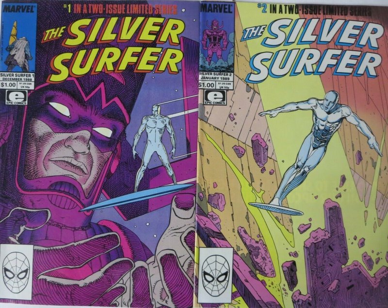 Silver Surfer (1988 Mini) 1-2 Moebius/Stan Lee;Complete | Full Runs ...