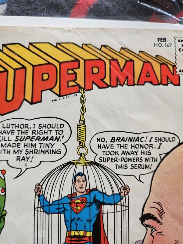 Superman #167 (DC,1964) Condition VG | Comic Books - Silver Age, DC ...