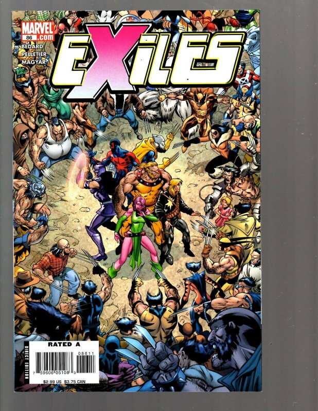 12 Marvel Comics Exiles 73 74 75 76 77 86 88 ANN 1 Identity Disc 5 and ...
