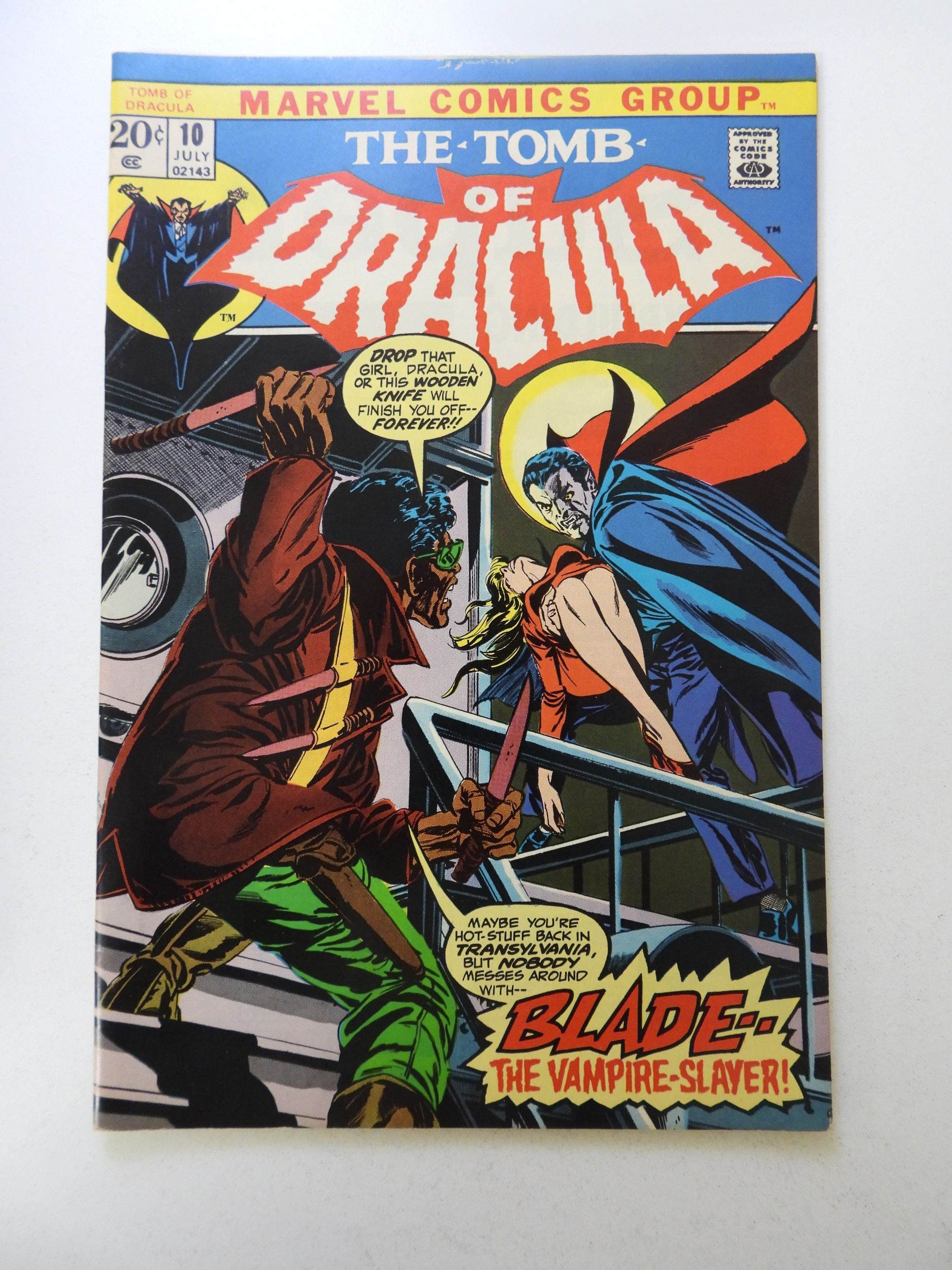 Tomb of Dracula #10 (1973) 1st appearance of Blade VF- condition ...