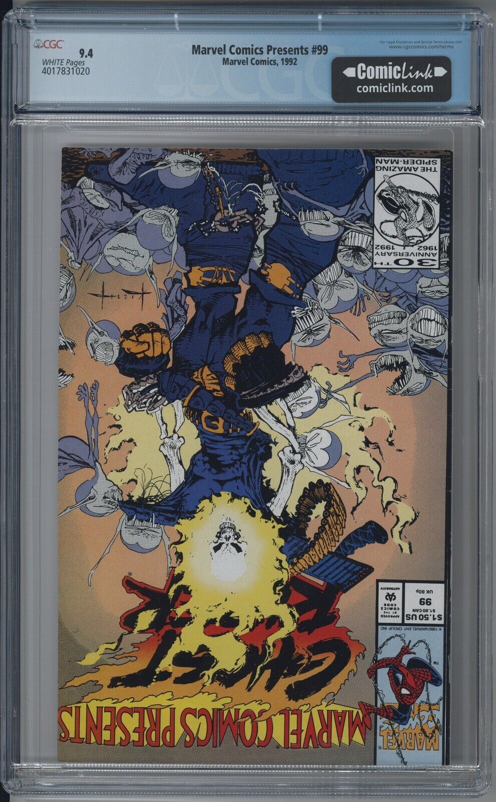 Marvel Comics Presents 99 CGC 9.4 Flipbook 2 SAM Keith Covers Wolverine ...