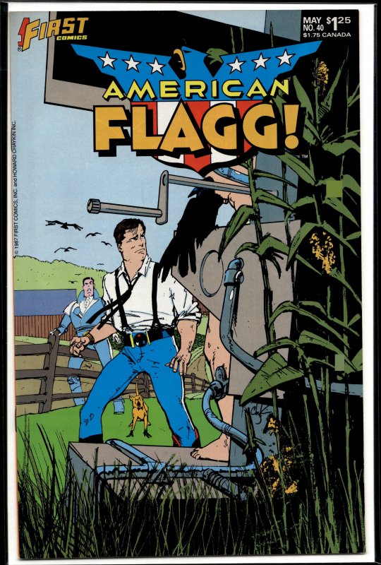 American Flagg! #40 (1987) American Flagg | Comic Books - Copper Age ...