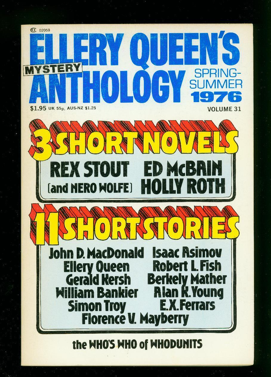 PULP: Ellery Queen's Anthology spring 1976- John D Macdonald- Isaac ...