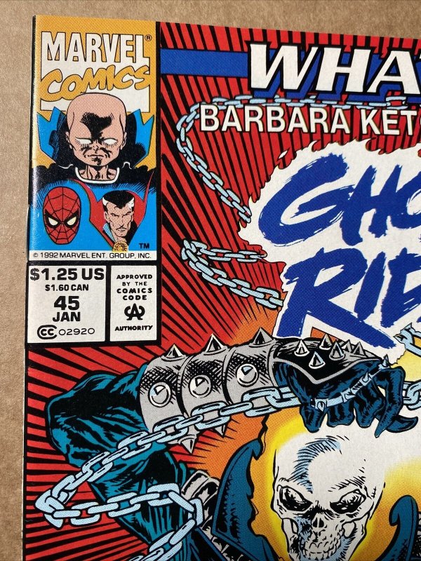 What If #45 Barbara Ketch Had Become GHOST RIDER 1992 NEWSSTAND Variant ...