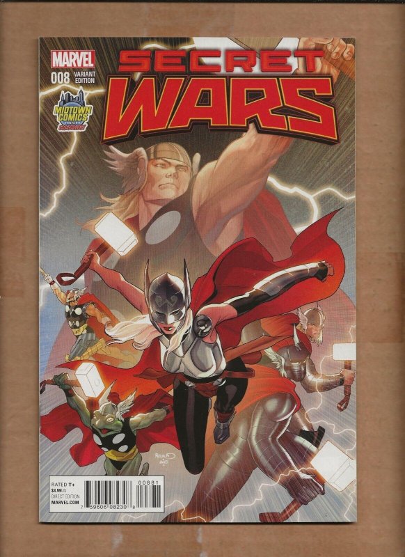 Secret Wars #8 Thors Midtown Exclusive Variant Miles | Comic Books ...