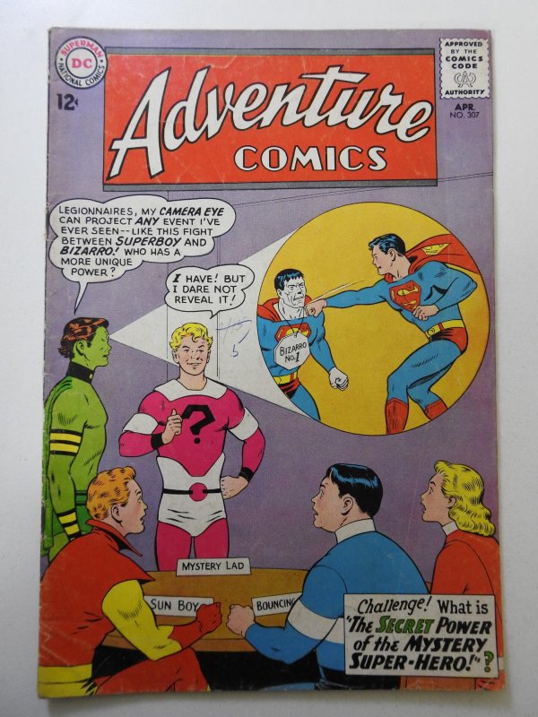 Adventure Comics #307 (1963) VG Condition Centerfold detached bottom ...