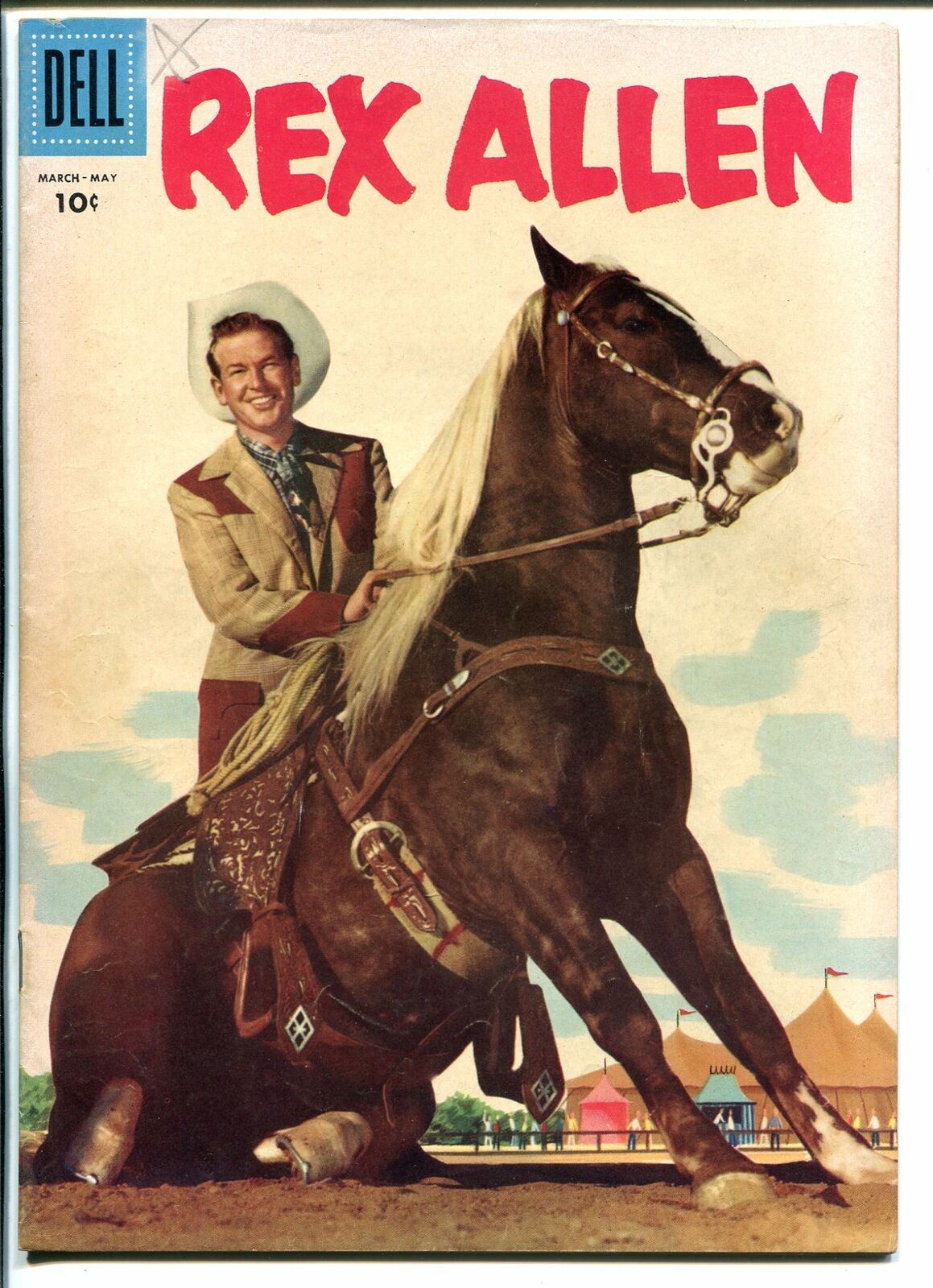 Rex Allen #20 1956-Dell-movie photo cover-western-horse Koko-VF | Comic ...