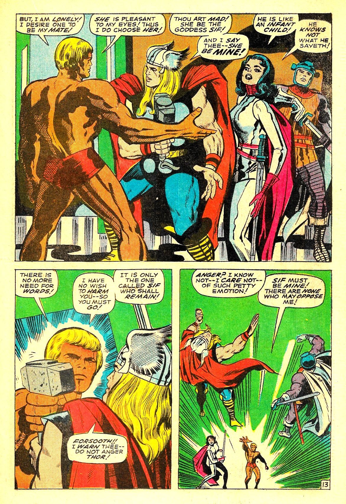 THOR #165 (June1969) 6.0 FN JACK KIRBY! 1st Full Appearance HIM! (pre ...