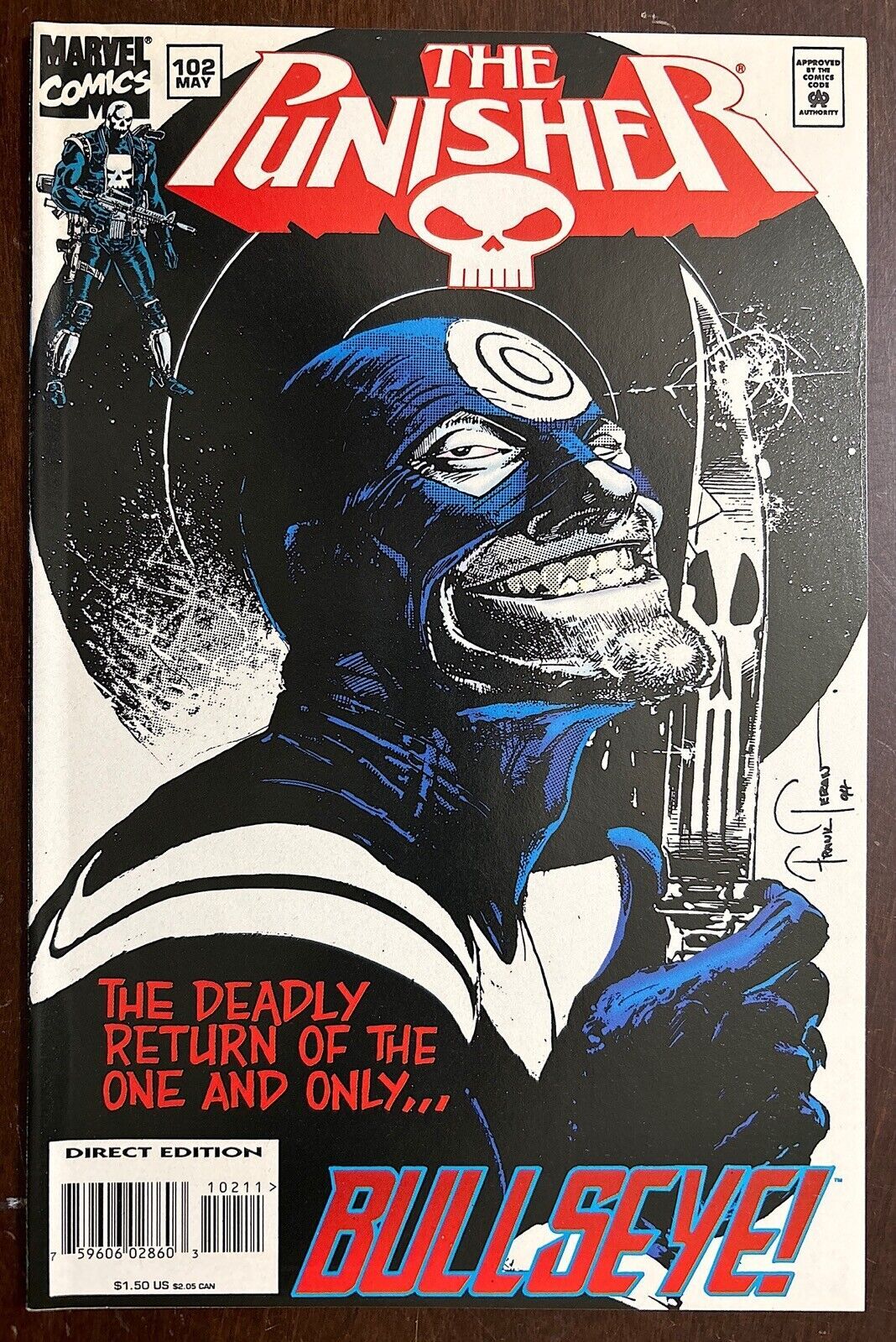 The Punisher #102 103 104 Lot of Final 3 Issues BULLSEYE High Grade ...
