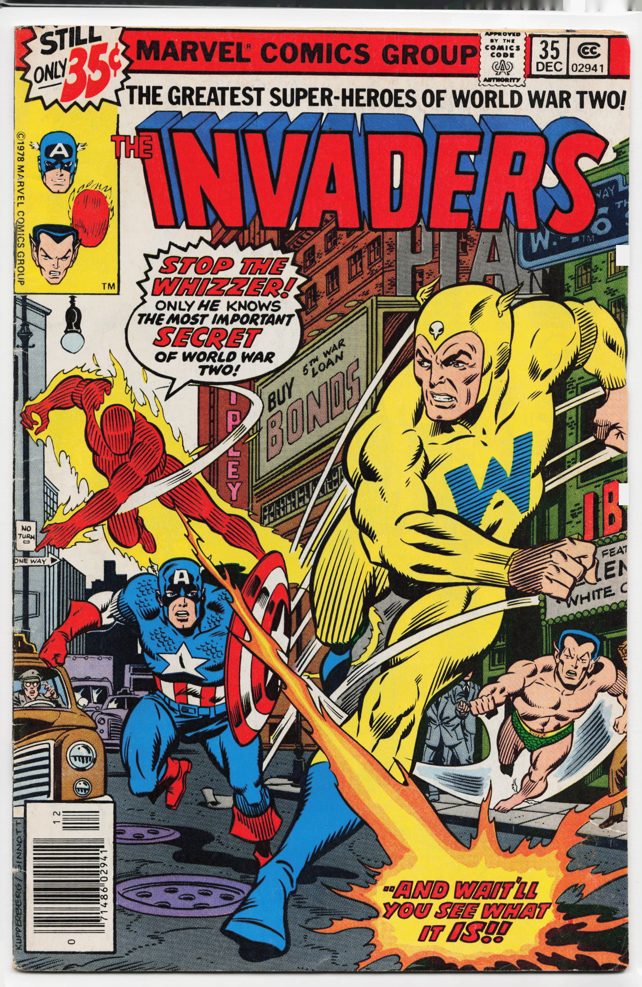 The Invaders #35 (1978) The Invaders | Comic Books - Bronze Age, Marvel ...