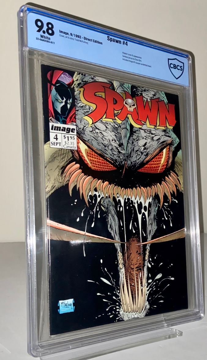 Spawn #4 - Key Comic & 1st Cover Appearance of Violator - CBCS 9.8 - New Slab! | Comic Books ...