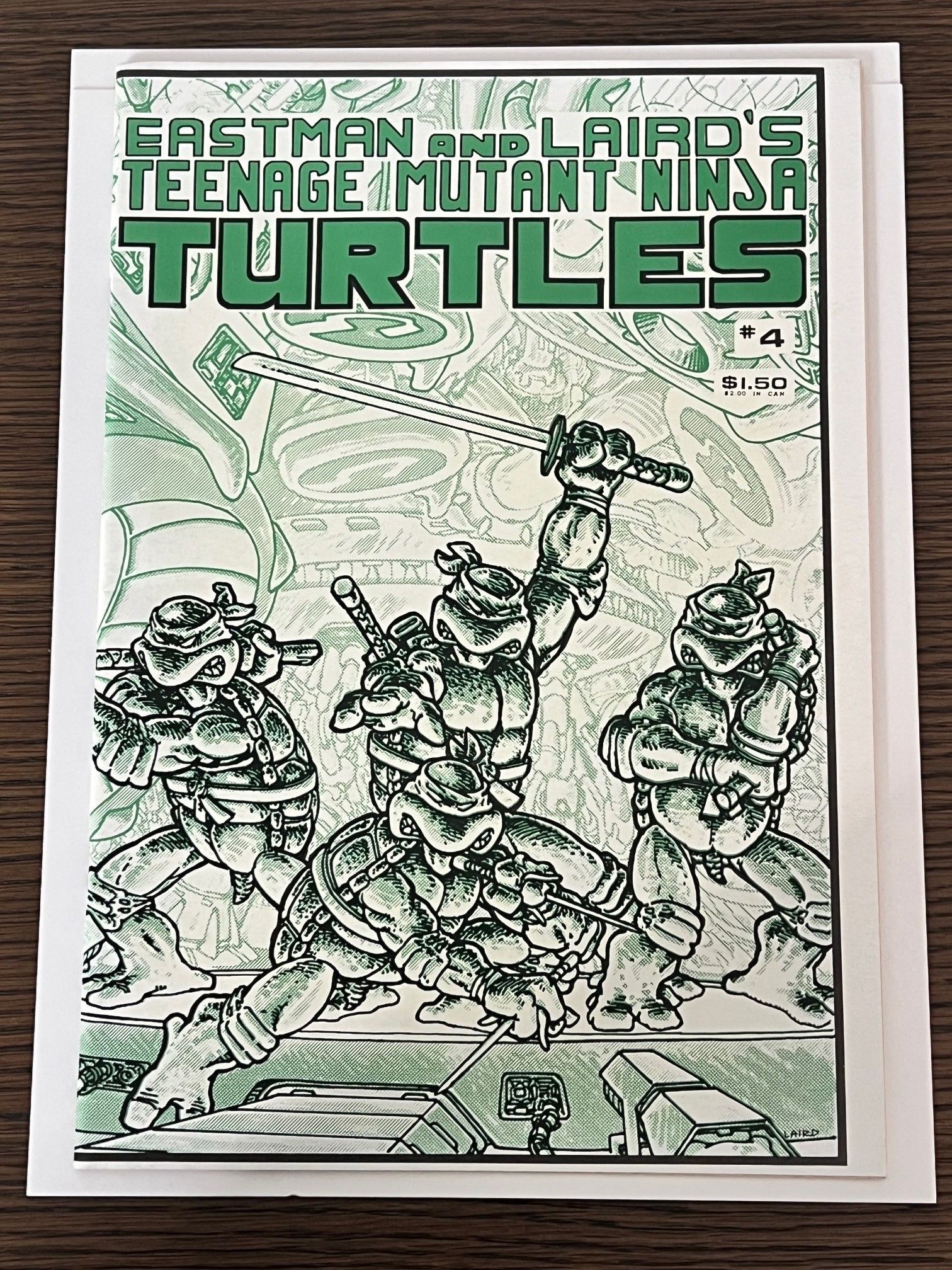 Teenage Mutant Ninja Turtles #4 (1985). VF+. 1st Print. Wraparound ...