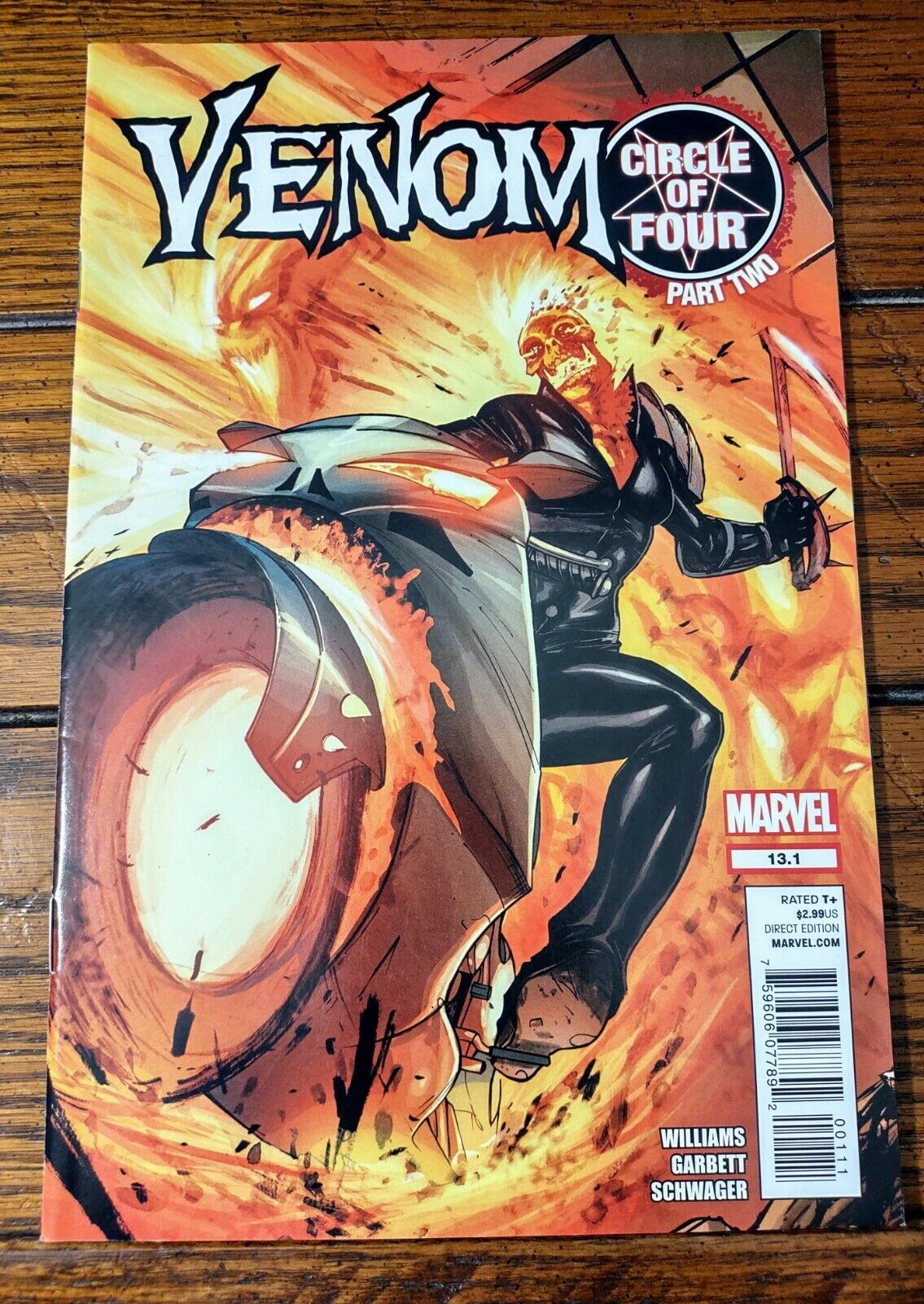 VENOM CIRCLE OF FOUR SET #13 13.1 13.2 13.3 Ghost Rider Red Hulk High ...