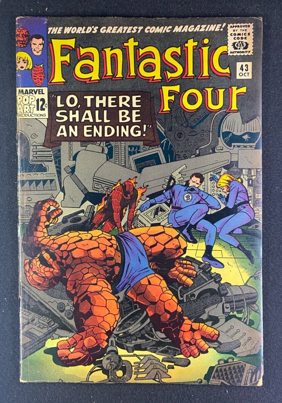 Fantastic Four (1961) #43 VG+ (4.5) Frightful Four Medusa Doctor Doom ...