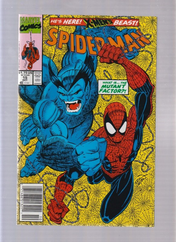 Spider Man #15 - The Mutant Factor! (8.0) 1991 | Comic Books - Copper ...