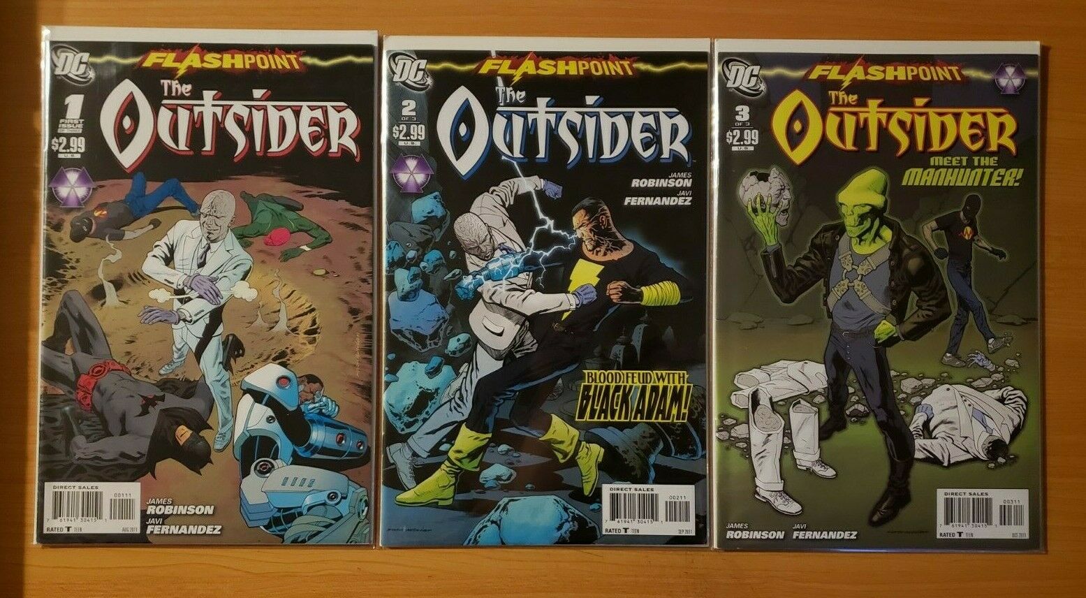 The Outsider 1-3 Complete Set Run! ~ NEAR MINT NM ~ 2011 DC Comics ...