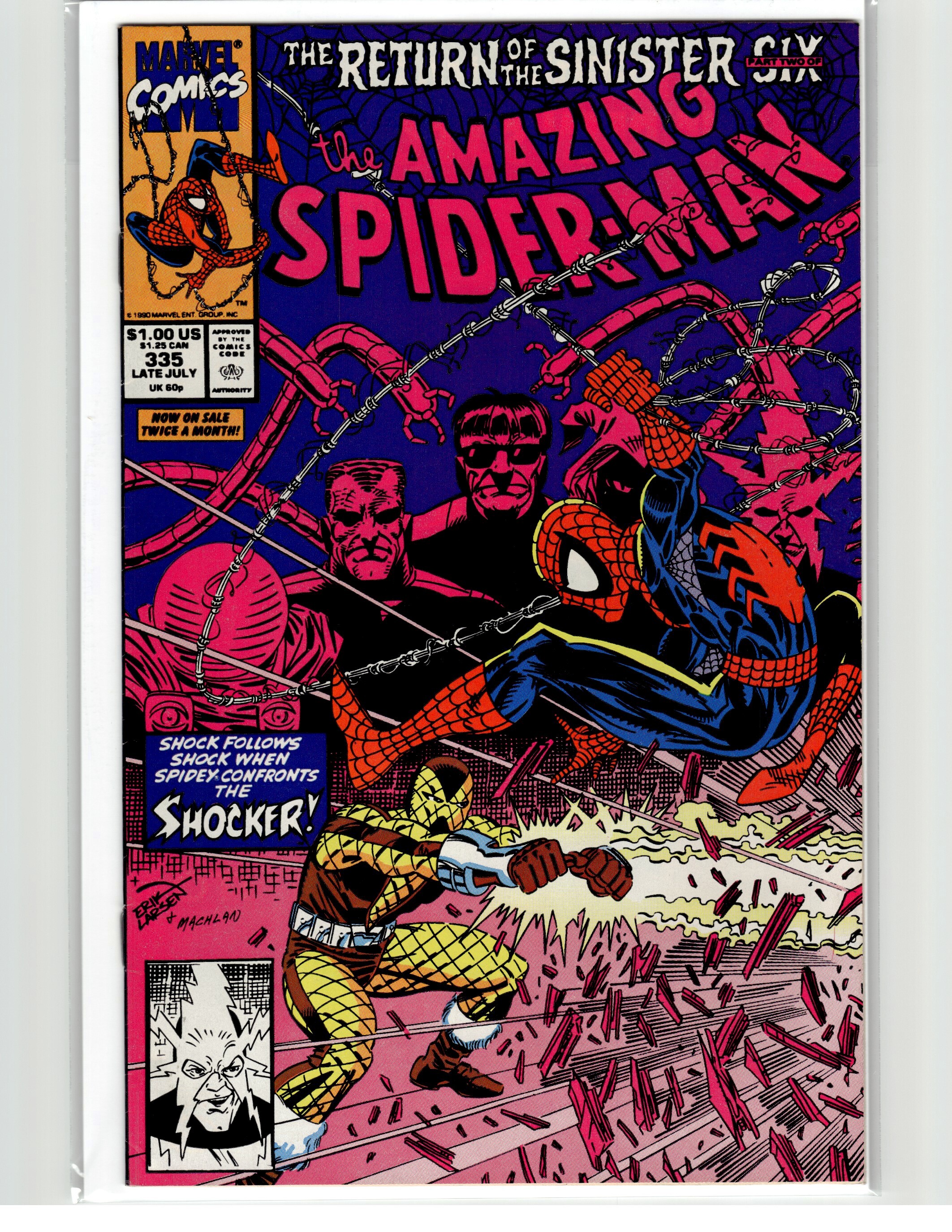 The Amazing Spider-Man #335 Newsstand Edition (1990) Spider-Man | Comic ...
