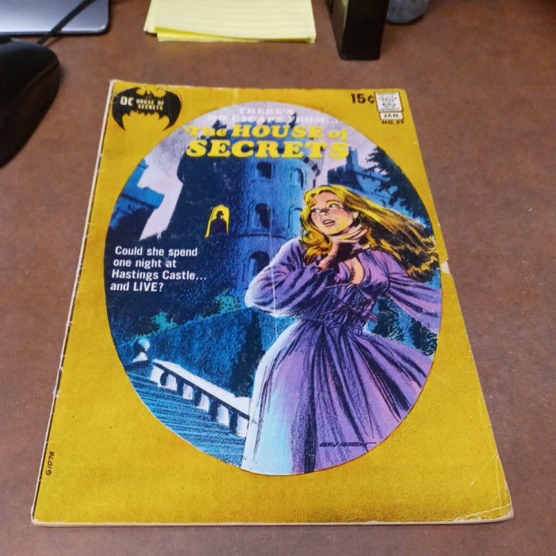 HOUSE OF SECRETS #89 bronze age Gray Morrow cover and art Horror, DC ...