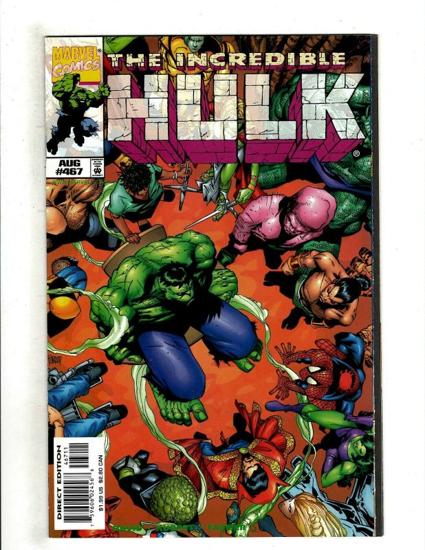 12 The Incredible Hulk Marvel Comics # 465 466 467 1 2 3 4(2) 5 6 9 11 ...