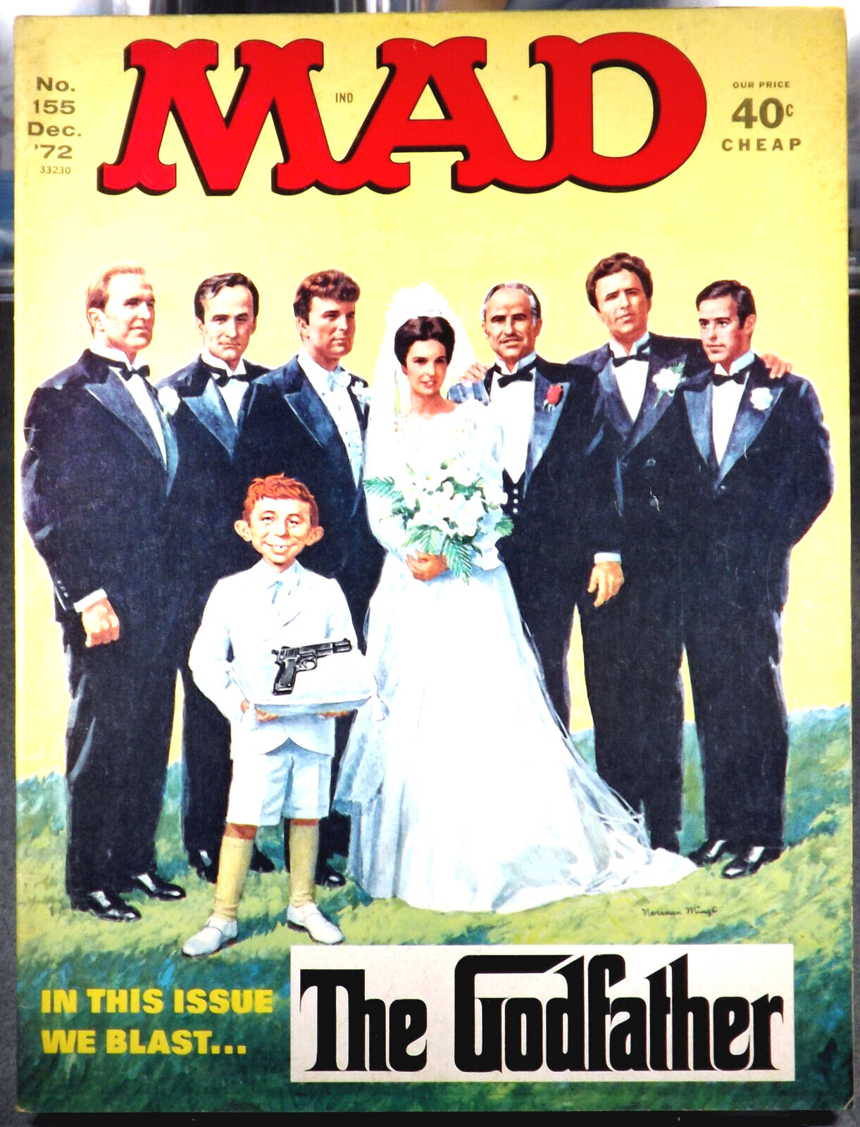 MAD MAGAZINE #155 FN December 1972 EC Comics Vinatge The Godfather ...